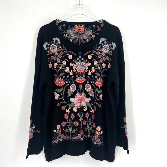 Johnny Was | Sweaters | Johnny Was Top Women Xl Thermal Floral ...